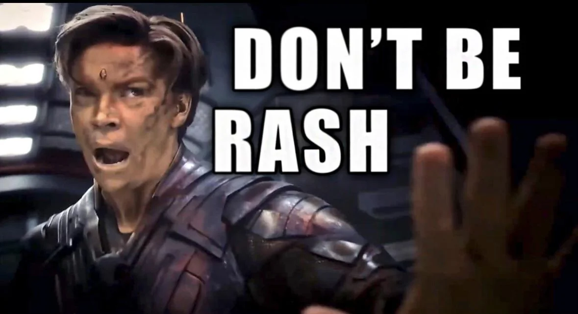 "Don't Be Rash" Meme, Explained – WAHUP