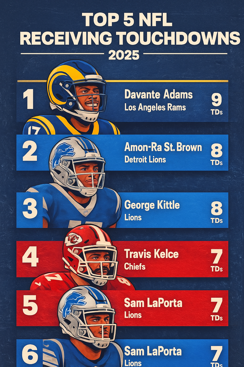 Touchdown Titans: Who's Leading the NFL in Receiving Touchdowns This Y ...